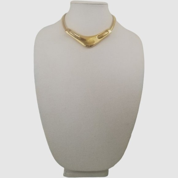 Vintage | Jewelry | Vintage Gold Tone Omega Sliding Collar Necklace ...